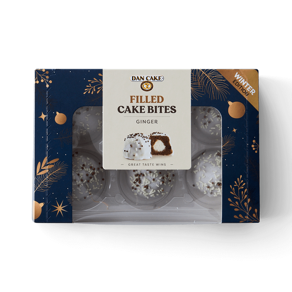 Filled Cake Bites Ginger - Dan Cake